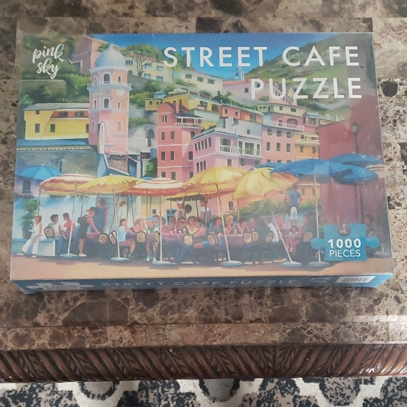 Pink Sky | Games | Street Cafe Puzzle 00 Pieces | Poshmark